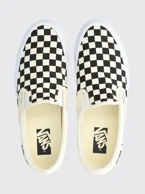 VANS Lx Classic Slip-on 98 Check Cotton Canvas Sneakers - Black