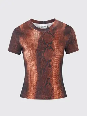 JEAN PAUL GAULTIER Slim-fit Crewneck T-shirt In Python-print Cotton