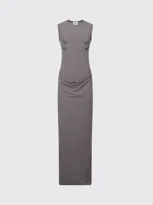 JEAN PAUL GAULTIER Sleeveless Draped Jersey Sheath Dress