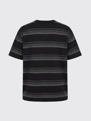 Comme Des Garçons Cotton T-shirt With Patch Pocket - Striped