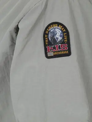 PARAJUMPERS Hooded Windbreaker Jacket In Nylon And Cotton