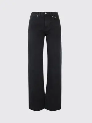 Our Legacy Wata-cut High-waisted Wide-leg Jeans - Black