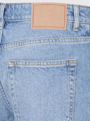 JEANERICA Belem High-waisted Wide-leg Jeans In Recycled Cotton - Sky Blue