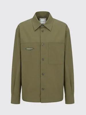 WOOYOUNGMI Long-sleeved Casual Cotton Shirt With Applied Pocket