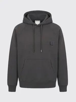 WOOYOUNGMI Slim Fit Cotton Hoodie With Drawstring And Kangaroo Pocket