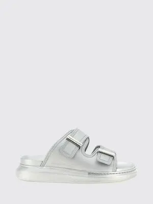 Alexander McQueen Heeled Sandal - Silver