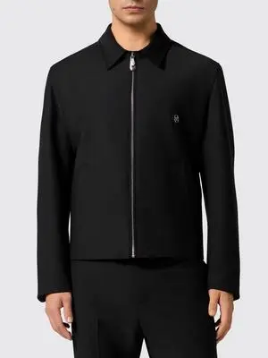 Philipp Plein Wool Short Coat - Black