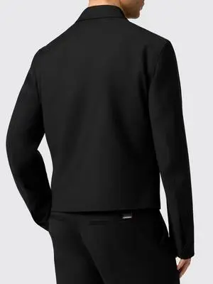 Philipp Plein Wool Short Coat
