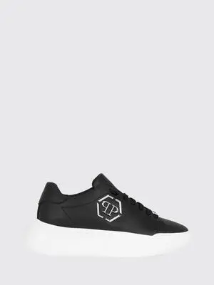 Philipp Plein Logo Embellished Sneakers - Black