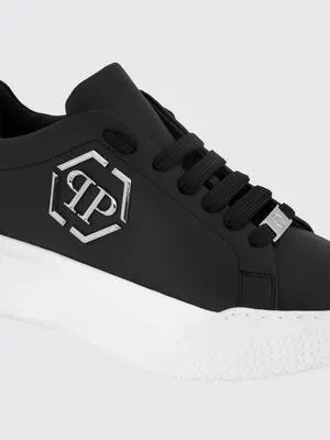 Philipp Plein Logo Embellished Sneakers - Black