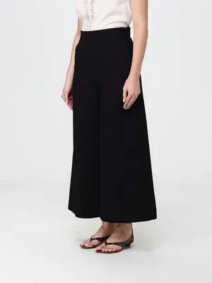 Chloé Sleeveless V-neck Silk Evening Top With Lace Inserts