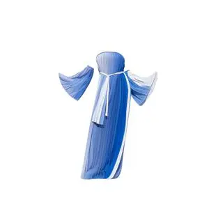 BOLD&LOCKED Astral Strapless Gown - Blue