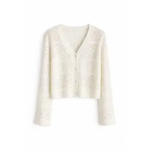 MUTE BY JL Lace Knit Cardigan