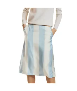 Cynthia Rowley Collectible Silk A-line Skirt - Stripe