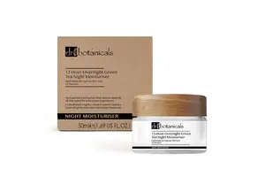 DR. BOTANICALS 12-hour Overnight Green Tea Night Moisturiser 50 Milliliter - White