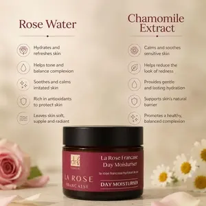 DR. BOTANICALS La Rose Francaise Day Moisturiser 50milliliter