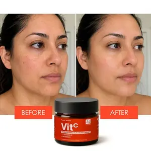 DR. BOTANICALS Brightening Duo Moisturiser With 1 Percentage Vitamin C And Vitamin E 60milliliter