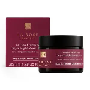 DR. BOTANICALS La Rose Francaise Duo Day And Night Moisturiser 50milliliter - White