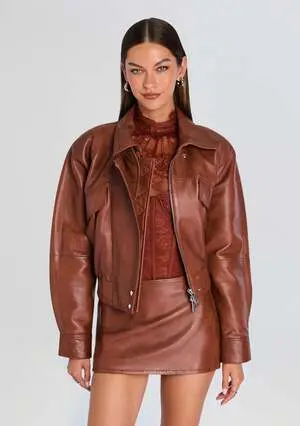 Retrofete Lykke Leather Jacket