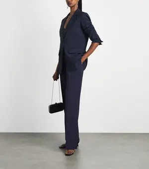 Sandro Embellished Stripe Trousers