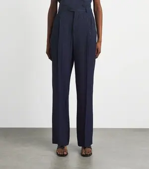 Sandro Embellished Stripe Trousers