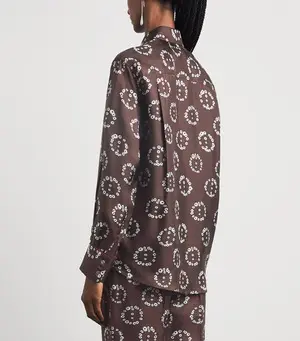 Sandro Silk Floral Shirt