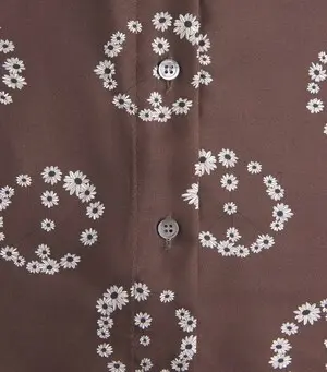 Sandro Silk Floral Shirt