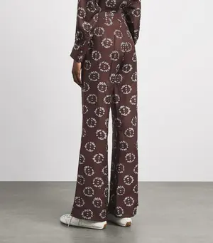 Sandro Floral Trousers