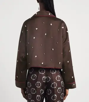Sandro Embellished Pyjama-style Shirt