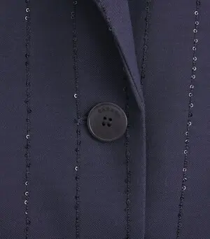 Sandro Embellished Stripe Blazer