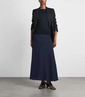 Sandro Pointelle Maxi Skirt