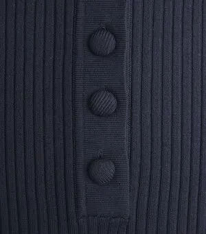 Sandro Rib-knit Short-sleeve Sweater