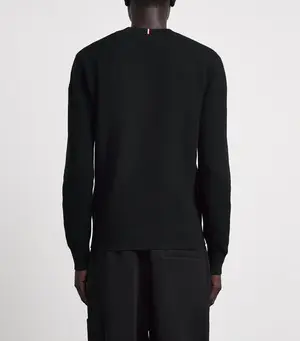 Moncler Cotton Textured Knit Sweater