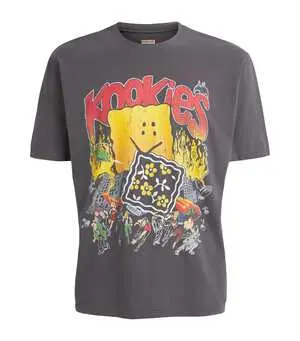 Kapital Cotton Buster Peckish Bowy T-shirt - Blue