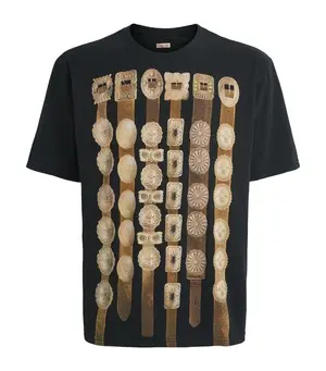 Kapital Cotton Curtain Concho T-shirt