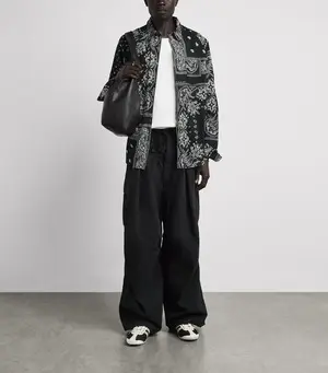 Kapital Cotton Paisley Bandana Patchwork Shirt
