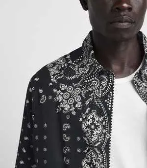 Kapital Cotton Paisley Bandana Patchwork Shirt