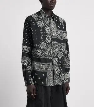 Kapital Cotton Paisley Bandana Patchwork Shirt