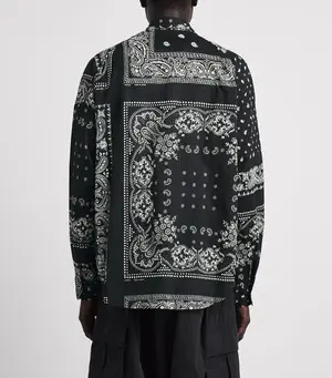 Kapital Cotton Paisley Bandana Patchwork Shirt