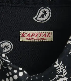 Kapital Cotton Paisley Bandana Patchwork Shirt