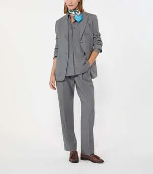 Max Mara Cashmere Drawstring Straight Trousers