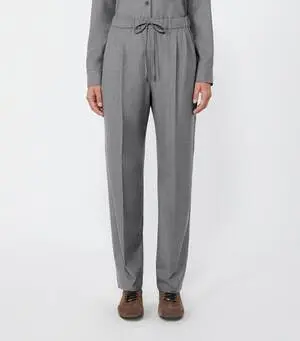 Max Mara Cashmere Drawstring Straight Trousers