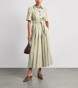 ME+EM Stripe Wide-leg Jumpsuit