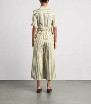 ME+EM Stripe Wide-leg Jumpsuit