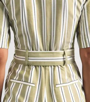 ME+EM Stripe Wide-leg Jumpsuit