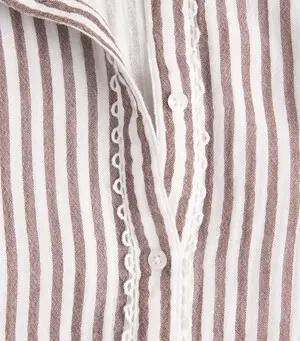 ME+EM Embroidered Stripe Shirt