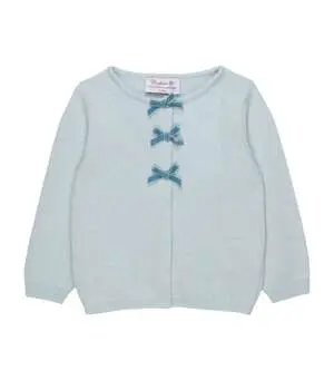 Trotters Knitted Bow Cardigan