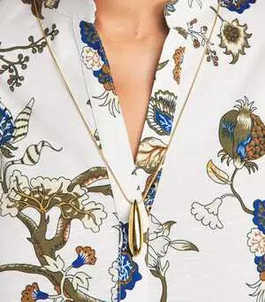 ME+EM Floral Print Mini Dress