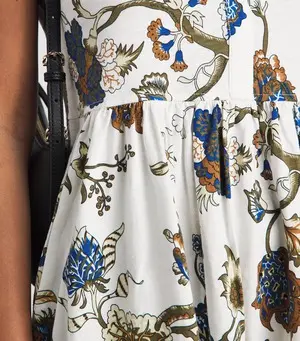 ME+EM Floral Print Mini Dress