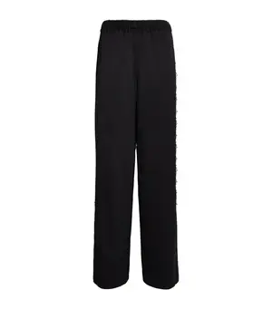Vince Lace-trim Trousers - Black